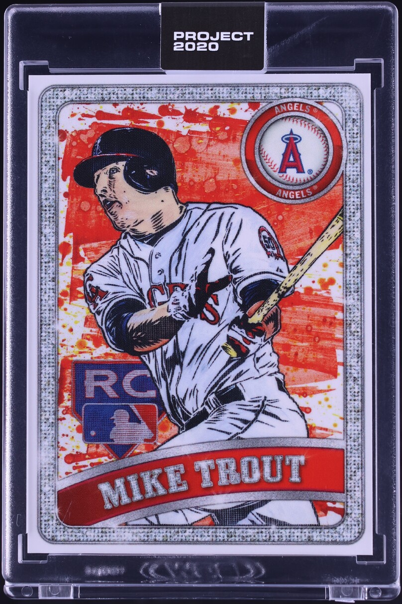 2020 Topps Project 2020 By Blake Jamieson Mike Trout #100 on Fanatics ...