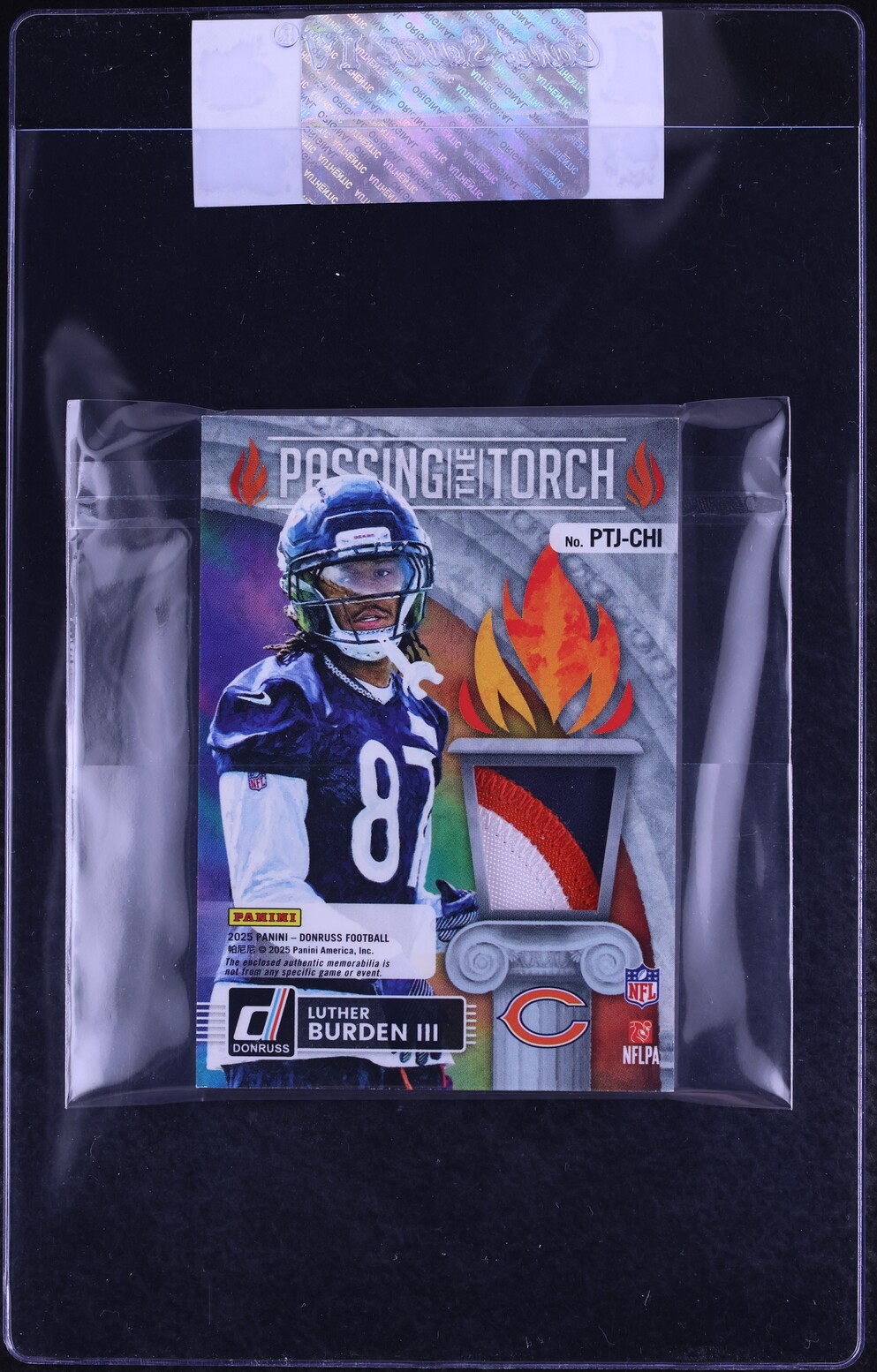 2025 Donruss Passing The Torch Prime DJ Moore Luther Burden III ROOKIE ...