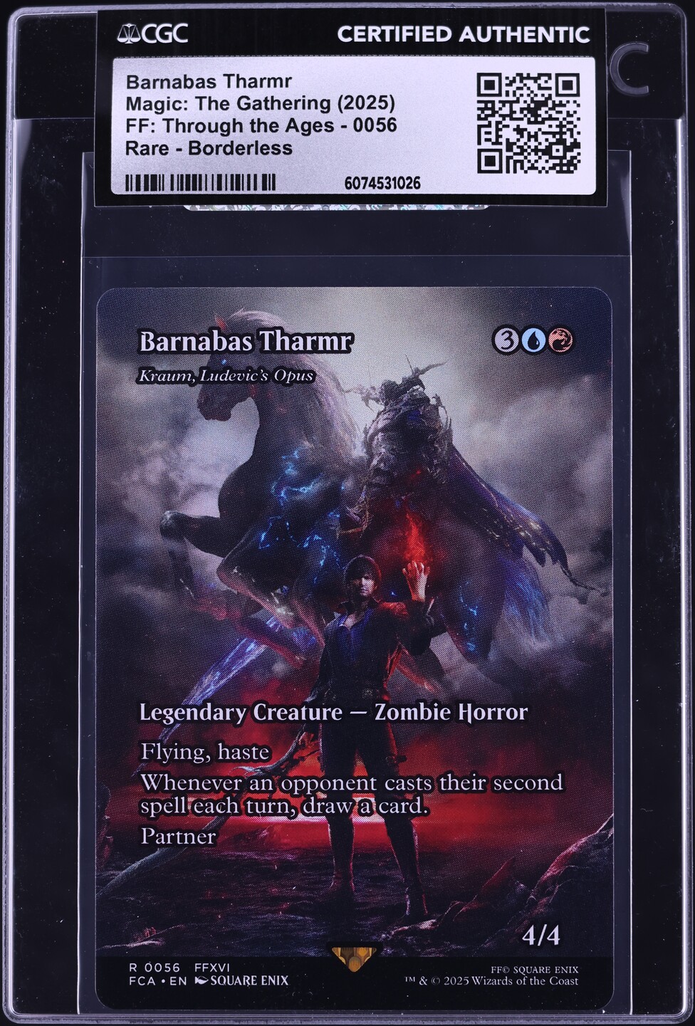 2025 Magic The Gathering FF Through The Ages Borderless Barnabas Tharmr ...