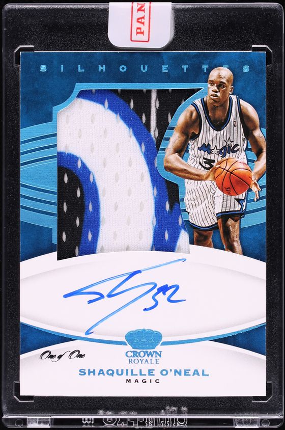 2020 Crown Royale Silhouettes Platinum Shaquille O'Neal PATCH AUTO 1/1 ...