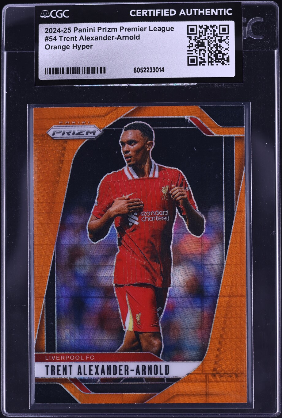 2024 Panini Prizm Premier League Orange Hyper Trent Alexander-Arnold ...