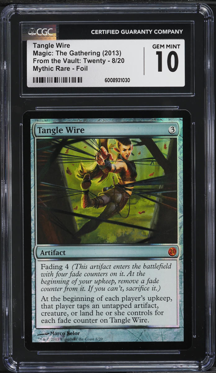 2013 Magic The Gathering MTG From The Vault Twenty Foil Tangle Wire CGC ...