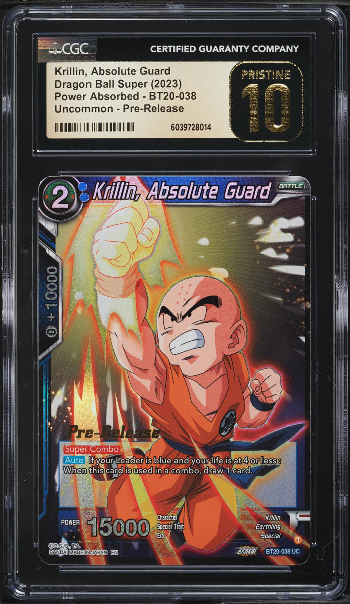 2023 Dragon Ball Super Power Absorbed Pre-Release Krillin, Absolute ...