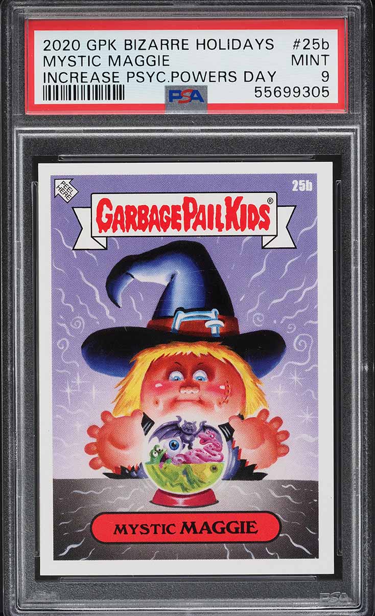 2020 Topps Garbage Pail Kids Bizarre Holidays Mystic Maggie #25b PSA 9 ...