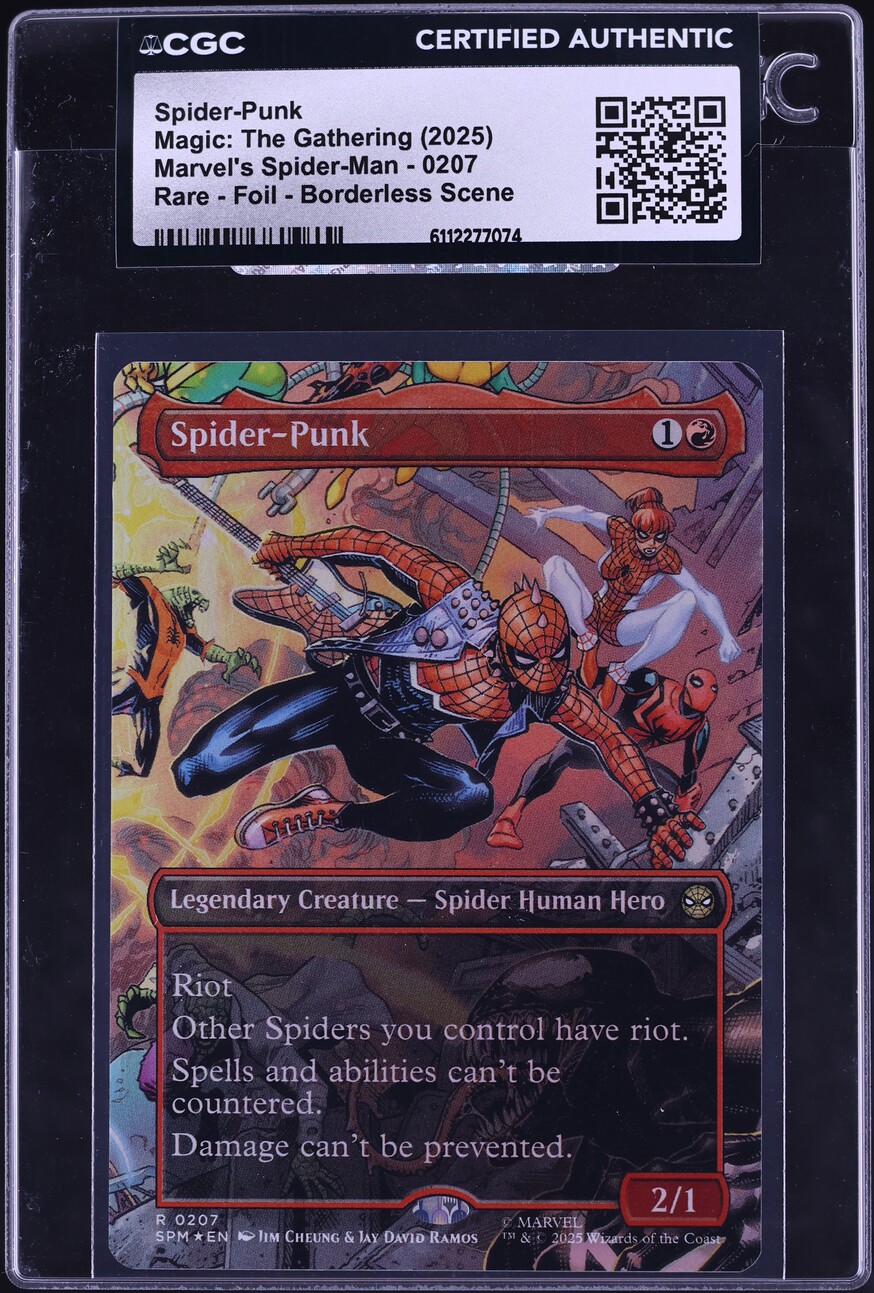 2025 Magic The Gathering Marvel's Spider-Man Foil Borderless Scene ...
