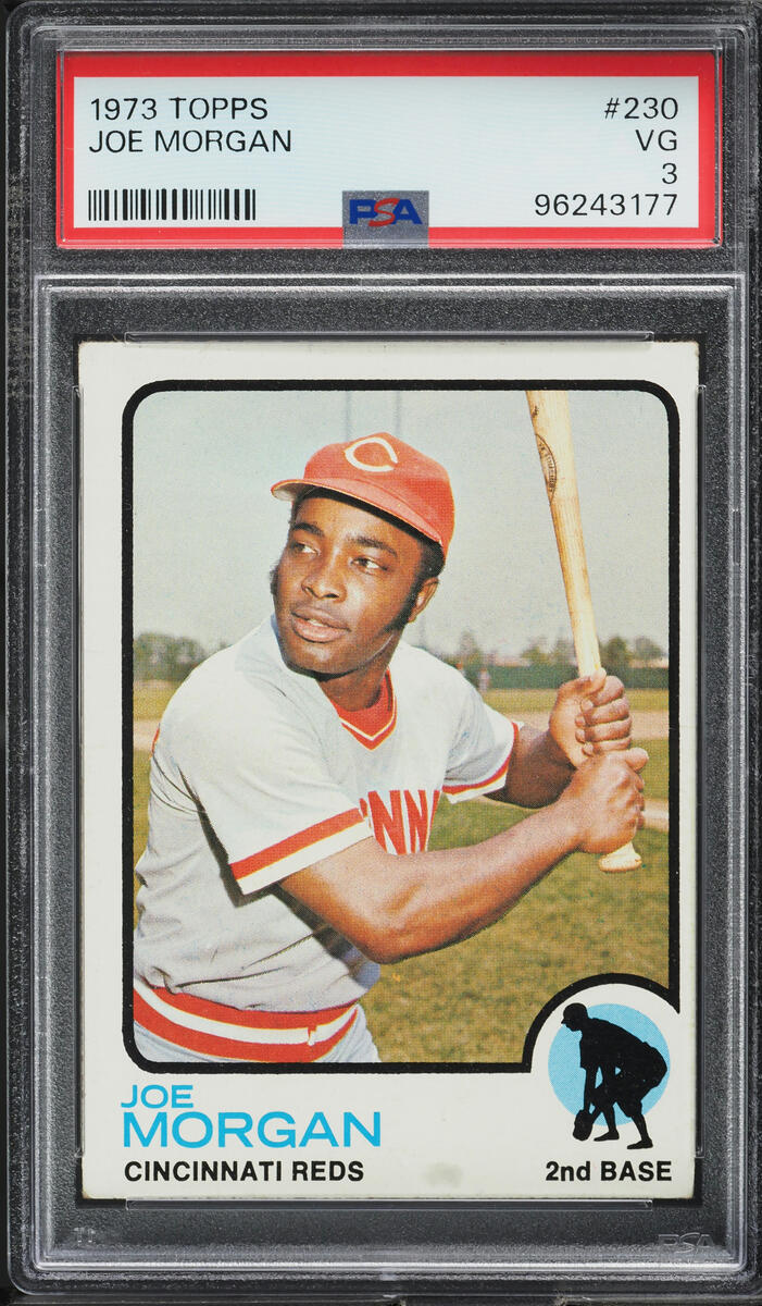 1973 Topps Joe Morgan #230 PSA 3 VG on Fanatics Collect