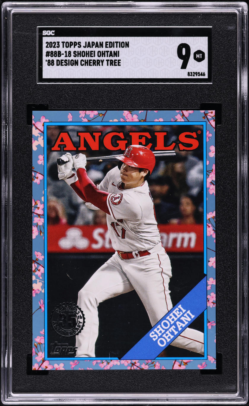 2023 Topps Japan Edition '88 Design Cherry Tree Shohei Ohtani #88B-18 ...