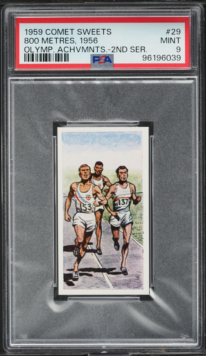 1959 Comet Sweets Olympic Achievements 2nd Series - Tom Courtney #29 ...