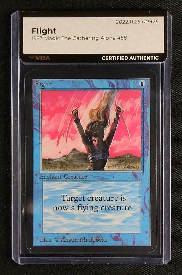 1993 Magic The Gathering MTG Alpha Flight MBA AUTH on Fanatics Collect