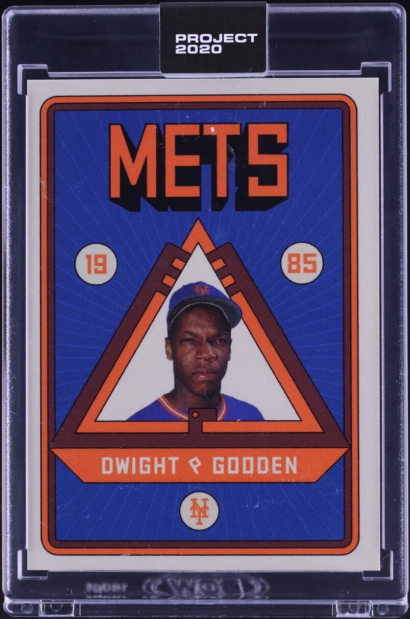 2020 Topps Project 2020 By Grotesk Dwight Gooden #106 on Fanatics Collect