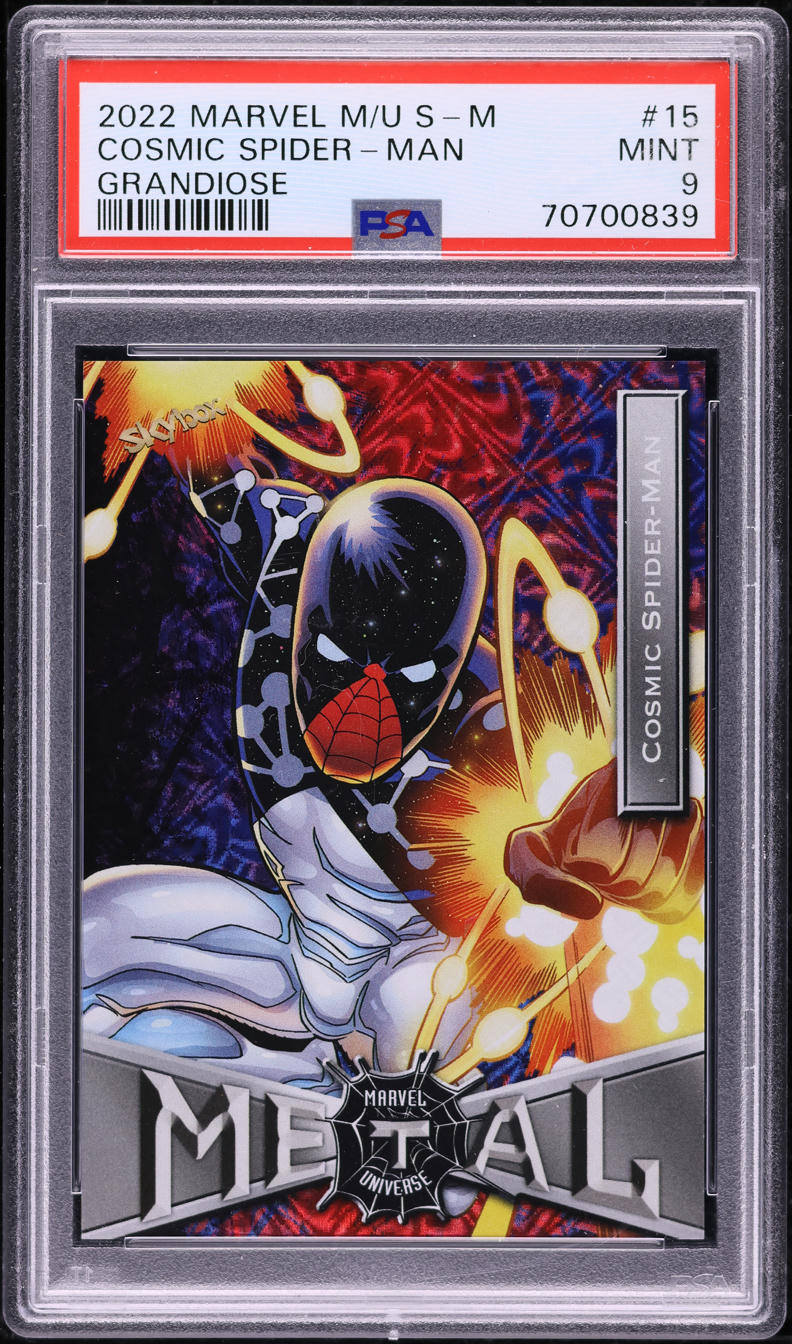 2022 Marvel Metal Universe Spider-Man Grandiose Cosmic Spider-Man #15 ...