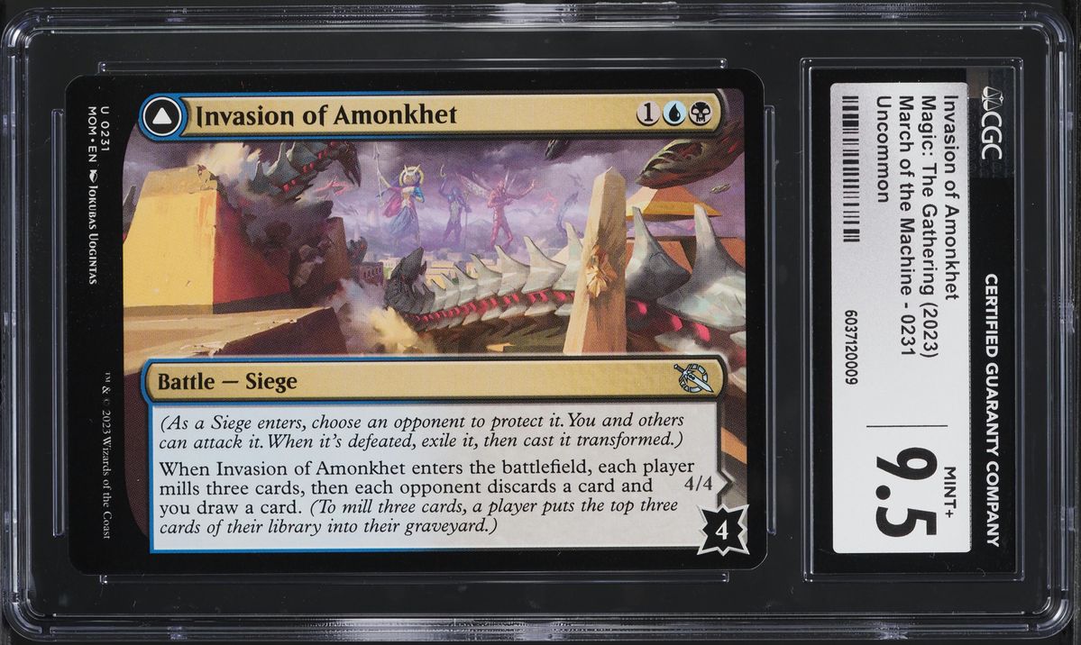 2023 Magic The Gathering MTG March Of The Machine Invasion Of Amonkhet CGC 9.5 on Fanatics Collect