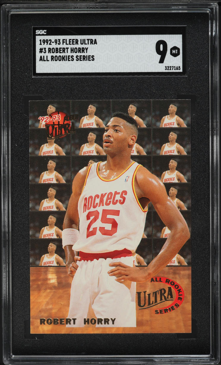 1992 Ultra All-Rookies Series Robert Horry ROOKIE #3 SGC 9 MINT on ...
