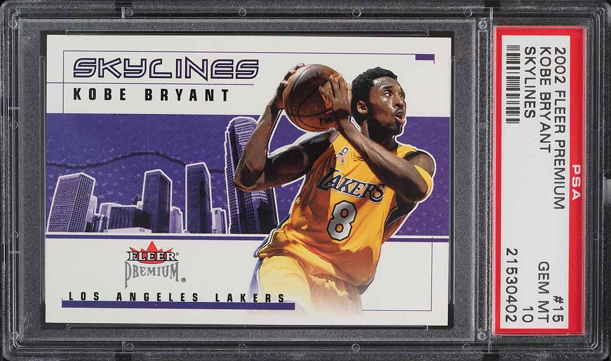 2002 Fleer Premium Skylines Kobe Bryant /2500 #15 PSA 10 GEM MINT on ...