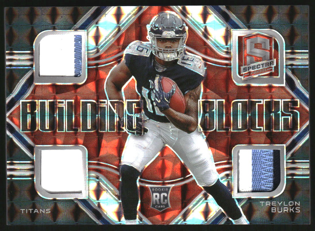 2022 Panini Spectra Building Blocks Materials Neon Orange Treylon Burks ...