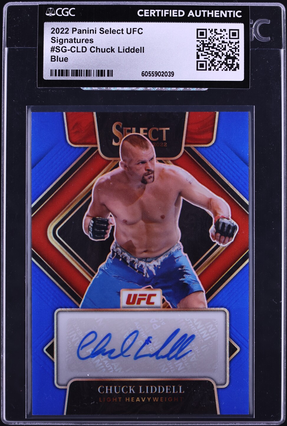 2022 Select UFC Blue Chuck Liddell AUTO /49 #SG-CLD CGC AUTH on ...