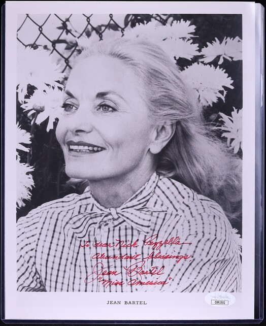 Jean Bartel Signed Autographed Photograph - JSA AUTH on Fanatics Collect