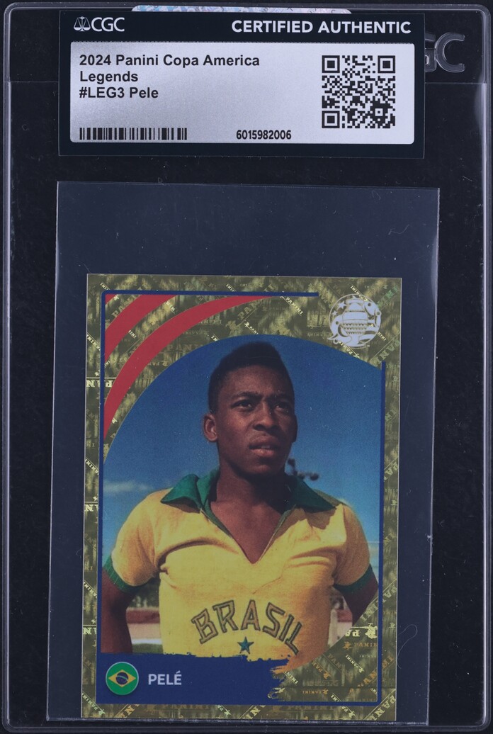 2024 Panini Copa America Pele #LEG3 CGC AUTH on Fanatics Collect