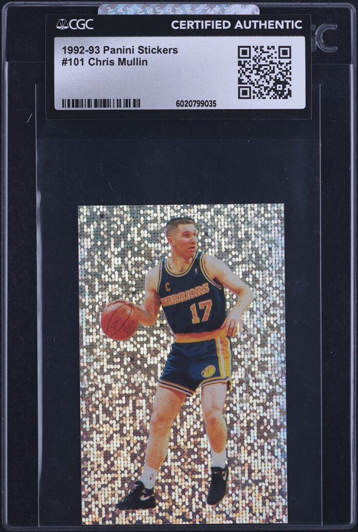 1992 Panini Stickers Chris Mullin #101 CGC AUTH on Fanatics Collect