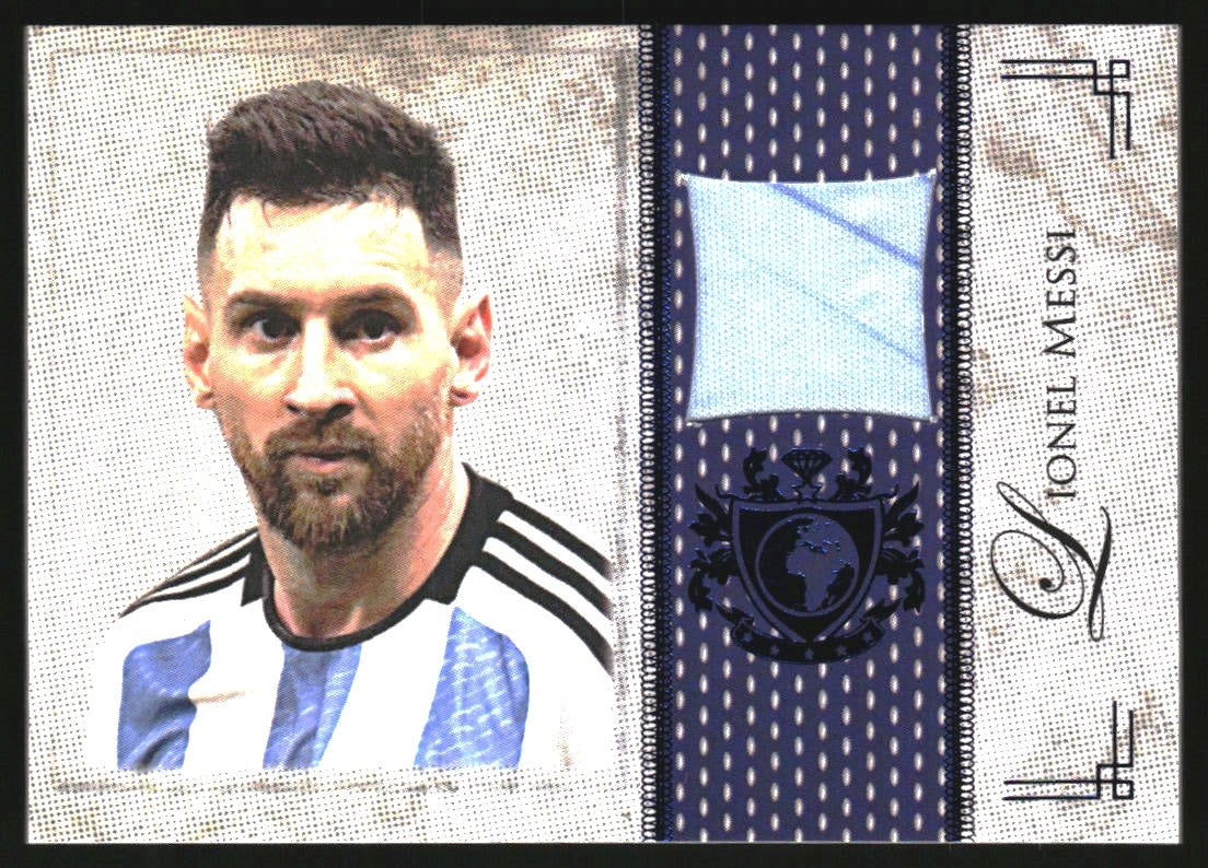 2024 Futera Unique The Unique Blue Jersey Memorabilia Lionel Messi /9 ...