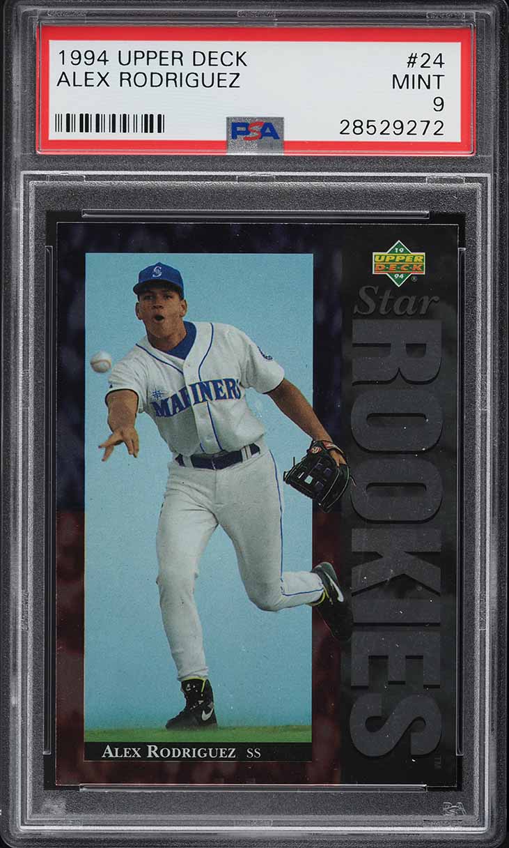 1994 Upper Deck Alex Rodriguez ROOKIE #24 PSA 9 MINT on Fanatics Collect