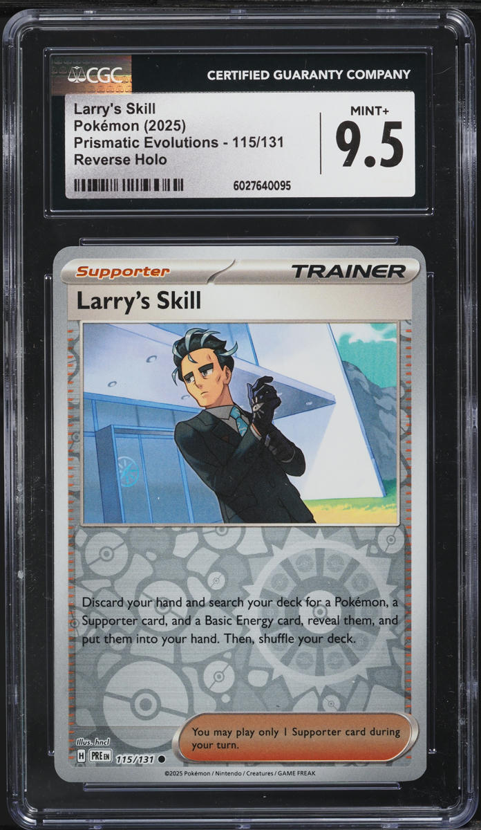 2025 Pokemon SV Prismatic Evolutions Reverse Holo Larry's Skill #115 ...