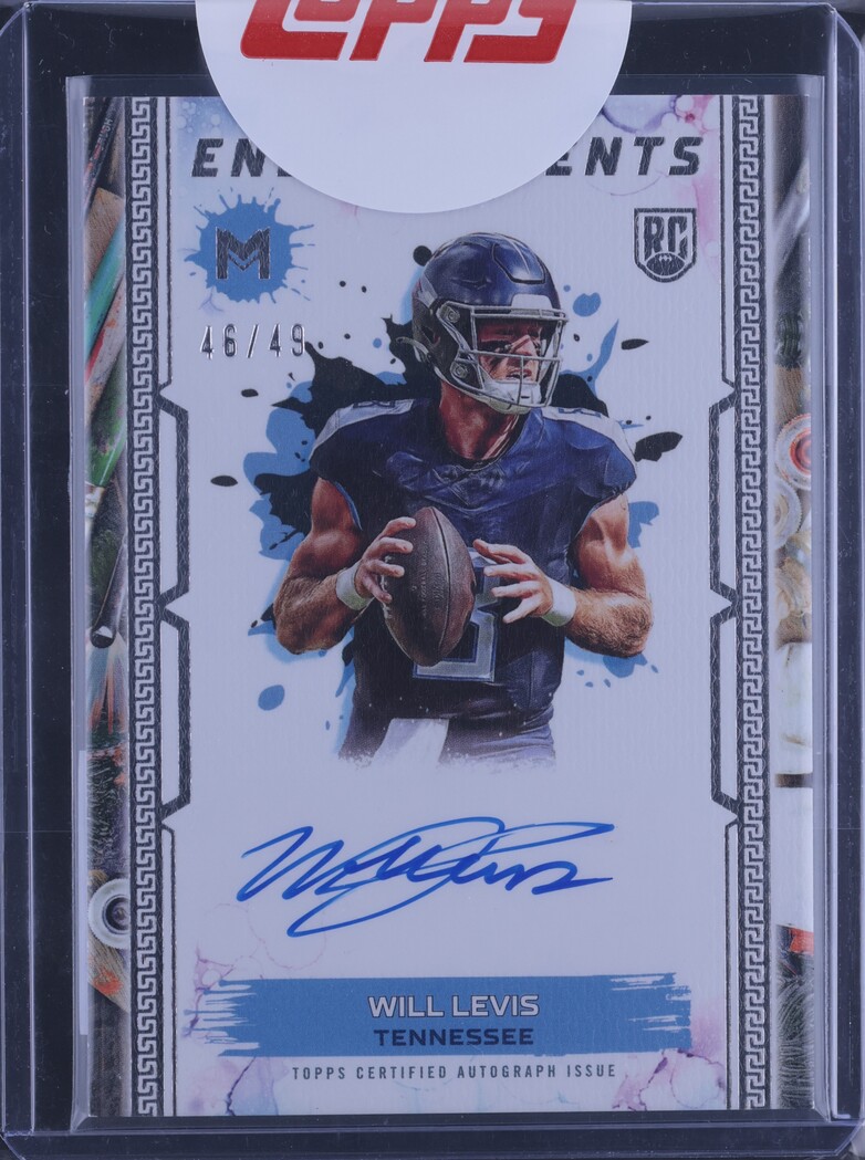 2023 Topps Motif Endorsements Will Levis ROOKIE AUTO /49 #ME-WL CGC ...
