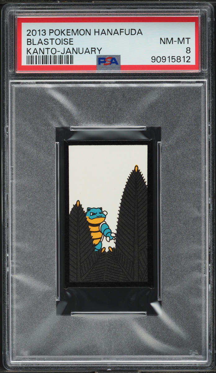 2013 Pokemon Japanese Hanafuda Kanto January Blastoise PSA 8 NM-MT on ...