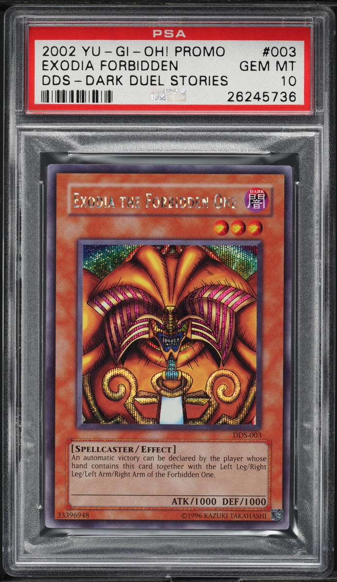 2002 Yu-Gi-Oh! Dark Duel Stories Promo Exodia The Forbidden One #DDS ...