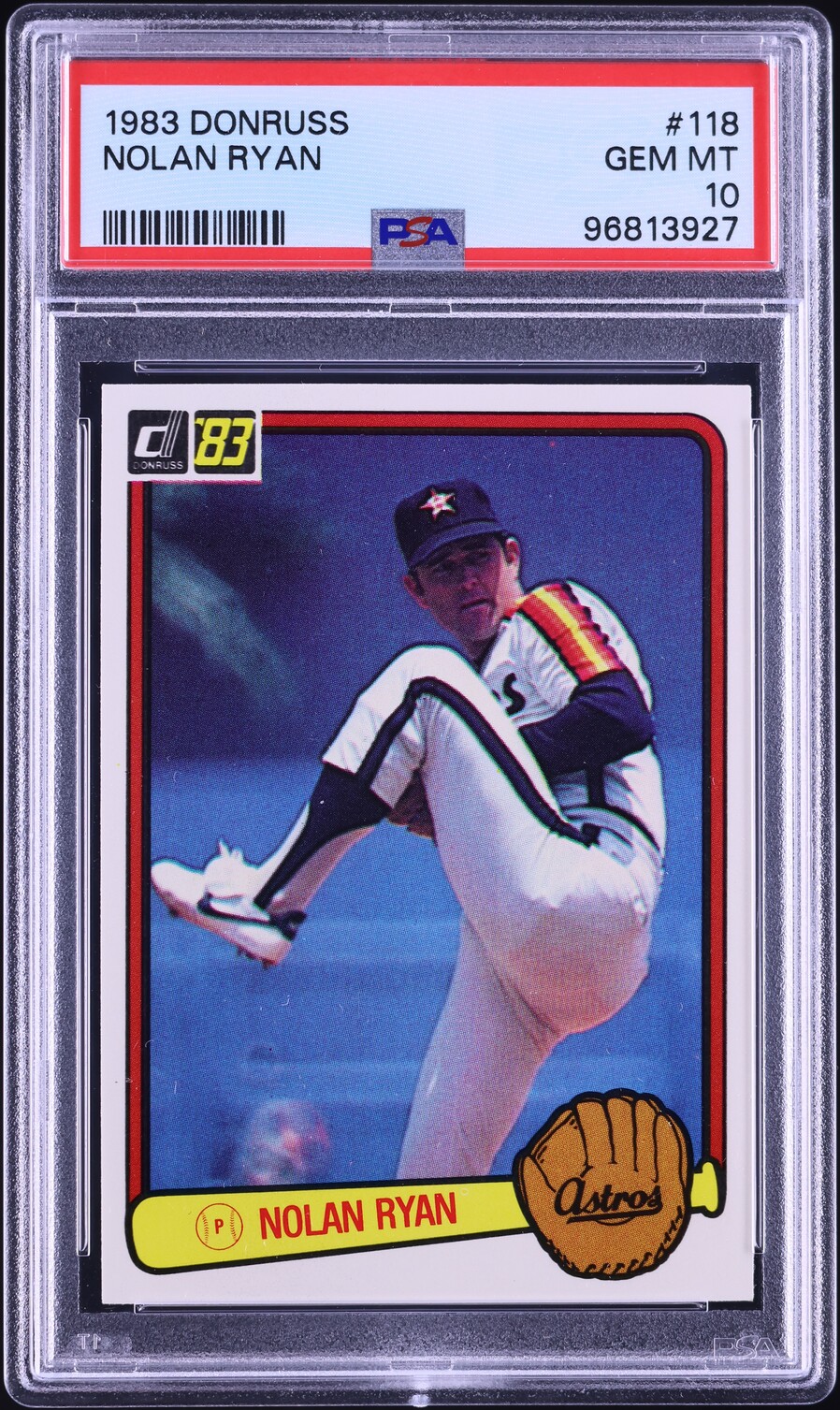 1983 Donruss Nolan Ryan #118 PSA 10 GEM MINT on Fanatics Collect