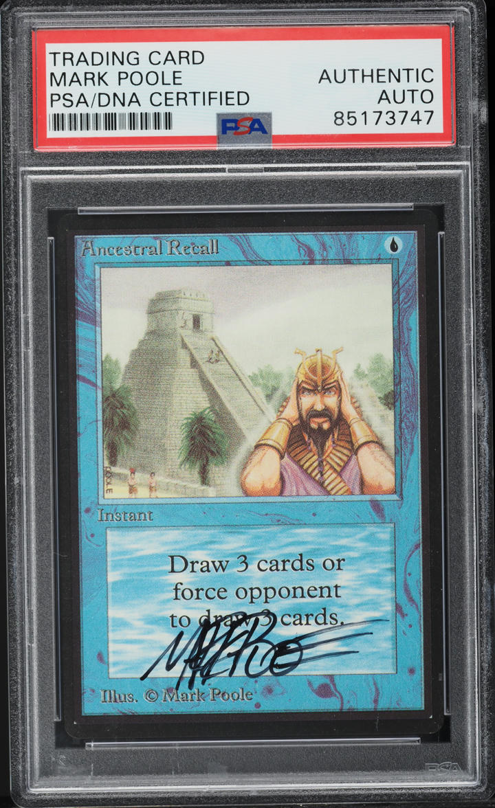 Mark Poole Signed Autographed Trading Card AUTO PSA/DNA AUTH on ...