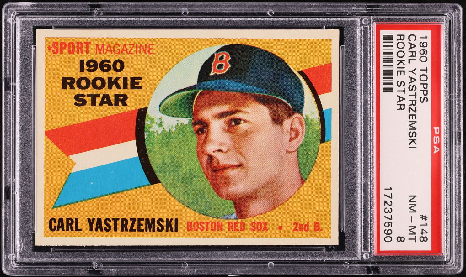 1960 Topps Carl Yastrzemski ROOKIE #148 PSA 8 NM-MT on Fanatics Collect