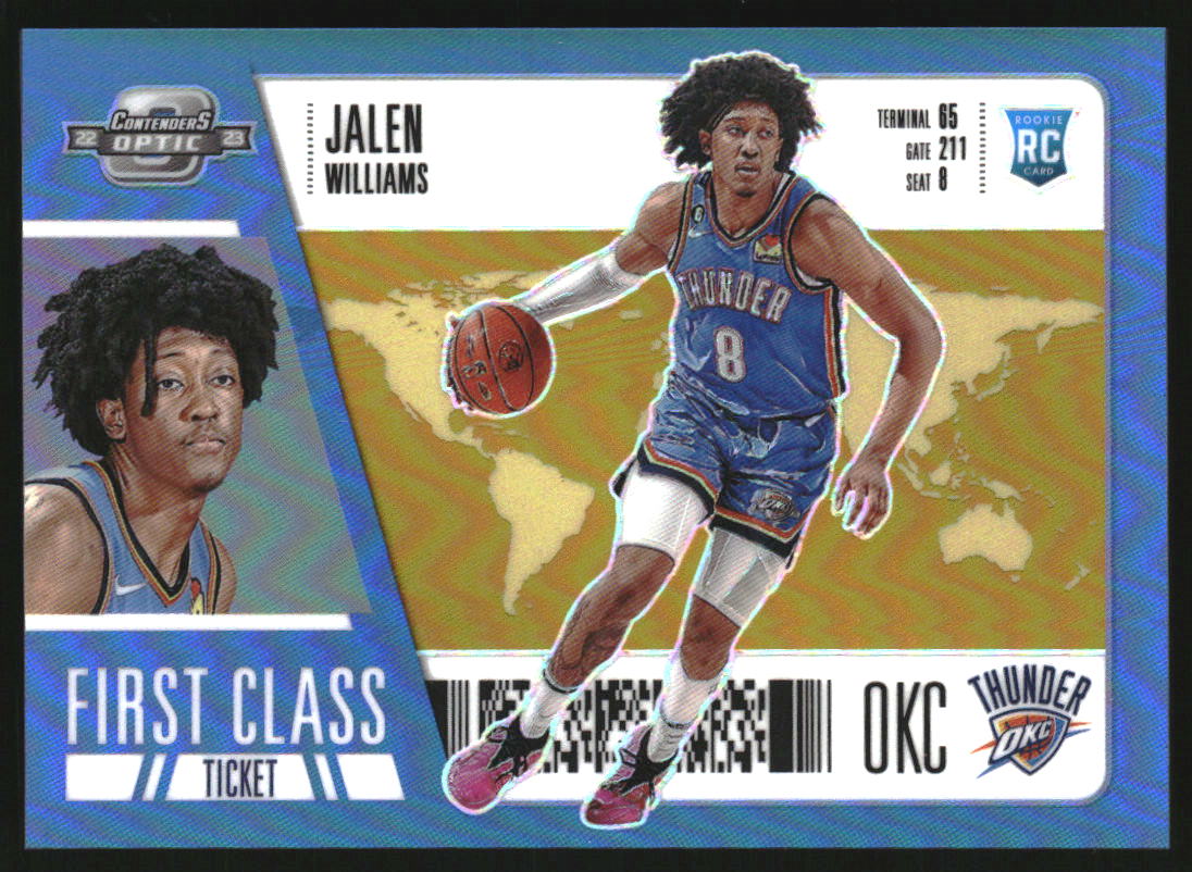 2022-23 Panini Contenders Optic First Class Ticket Gold #9 Jalen ...