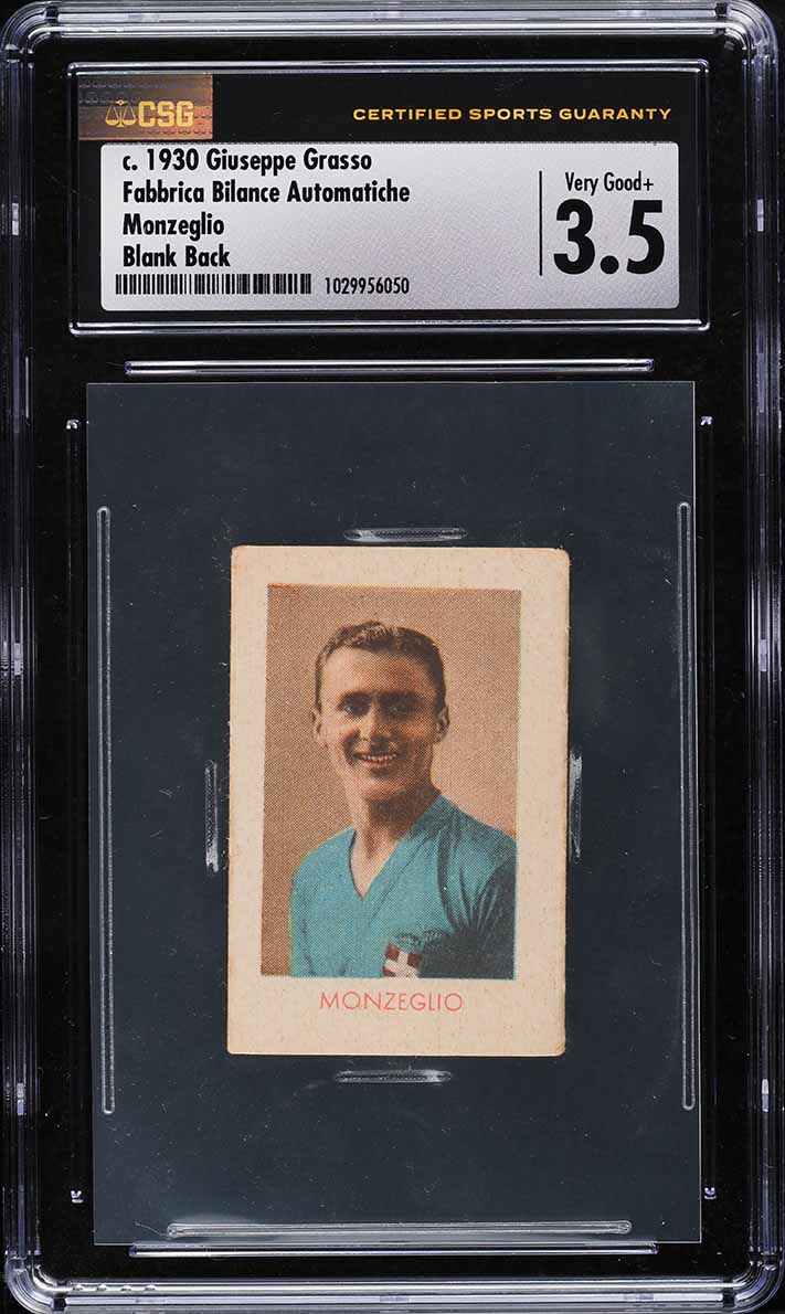 1930 Giuseppe Grasso Fabbrica Bilance Automatiche Monzeglio BLANK BACK ...