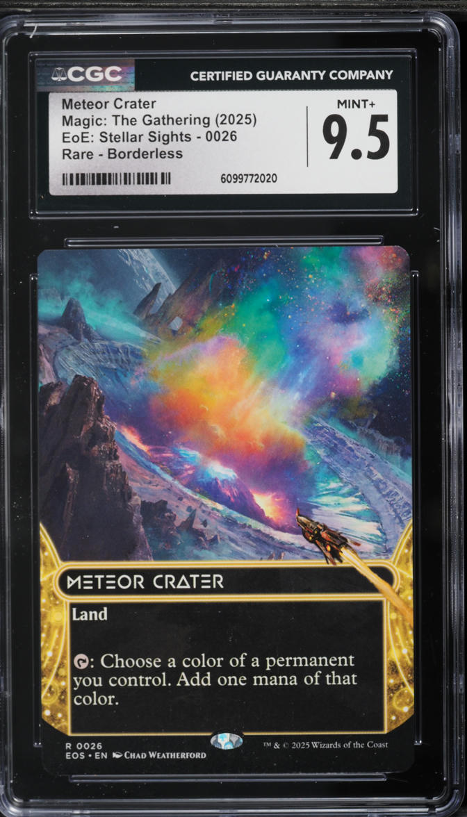 2025 Magic The Gathering MTG EoE Stellar Sights Borderless Meteor ...
