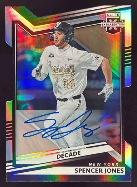 2022 Panini Elite Extra Edition Decade Die Cut Signatures #25 Spencer ...
