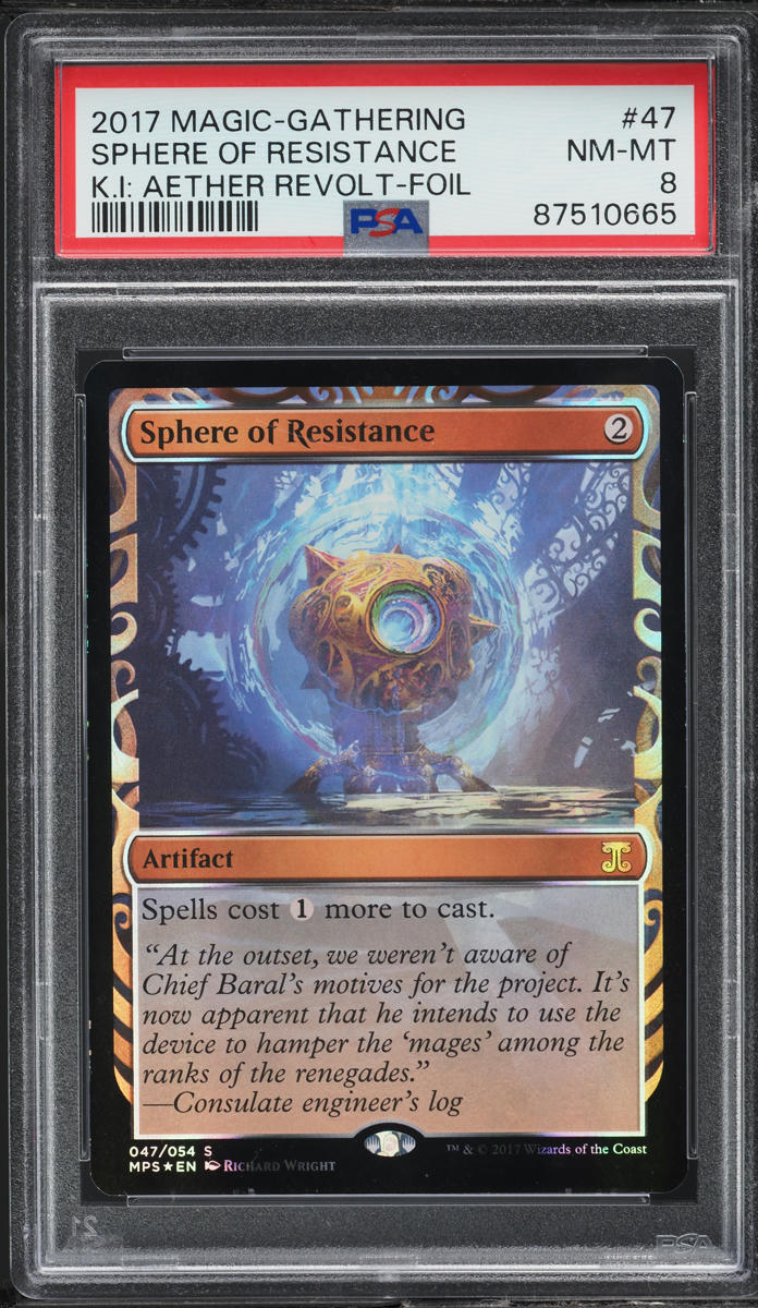 2017 Magic The Gathering MTG K.I: Aether Revolt Foil Sphere Of ...