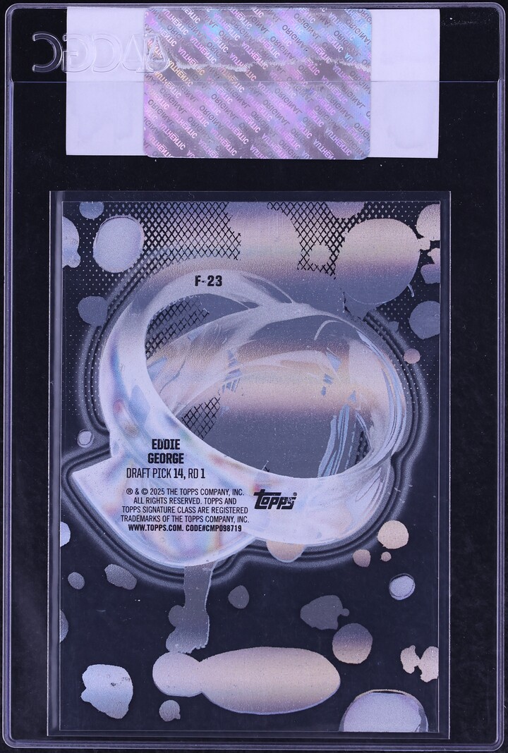2024 Topps Signature Class Fluidity Eddie George #F-23 CGC AUTH on ...