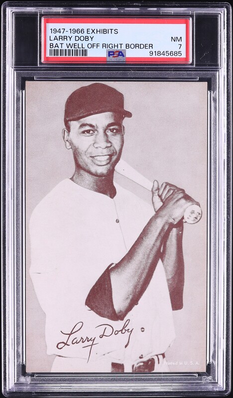 1947-66 Exhibits Larry Doby BAT WELL OFF RIGHT BORDER PSA 7 NRMT on ...