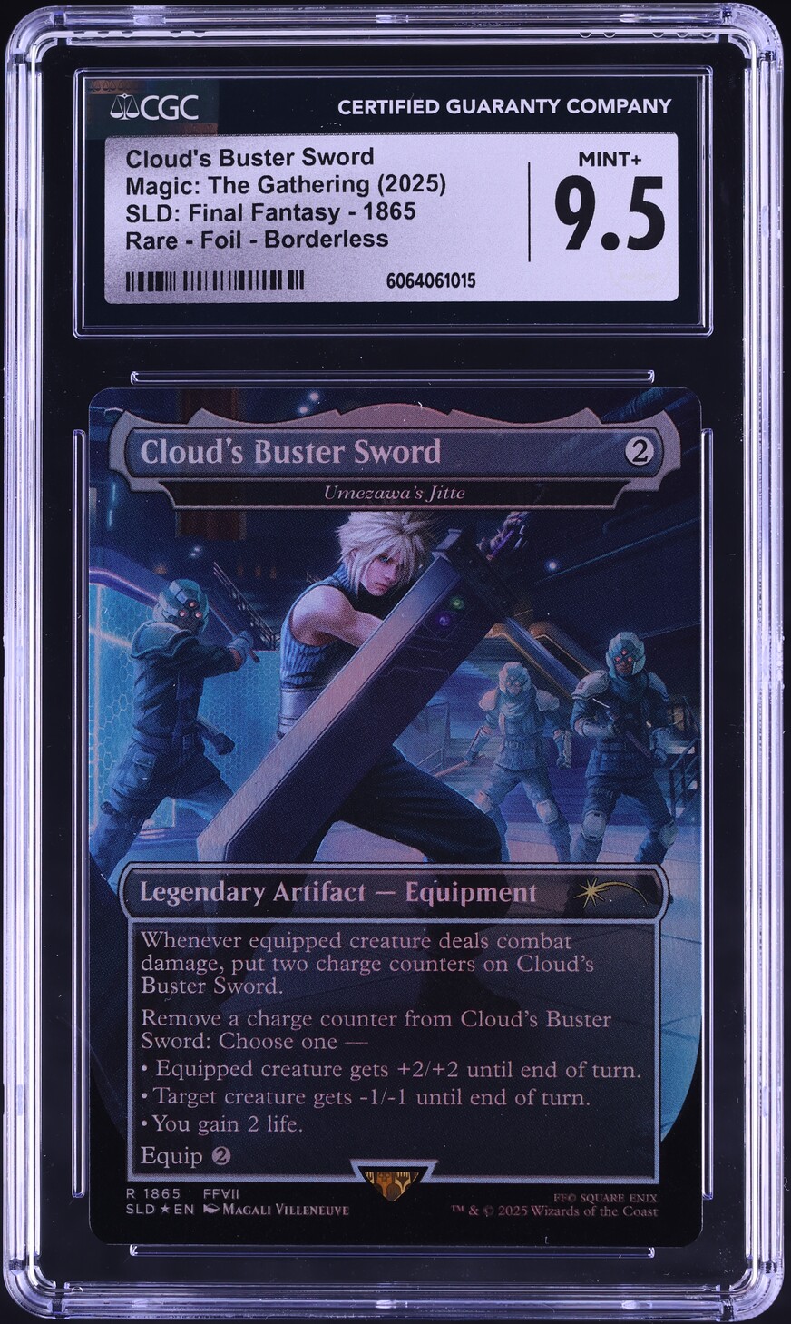 2025 MTG SLD: Final Fantasy Foil Borderless Cloud's Buster Sword #1865 ...