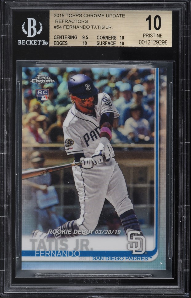 2019 Topps Chrome Update Refractor Fernando Tatis Jr. ROOKIE /250 #54 ...