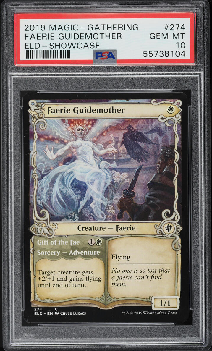2019 Magic The Gathering MTG TOE Showcase Faerie Guidemother #274 PSA ...