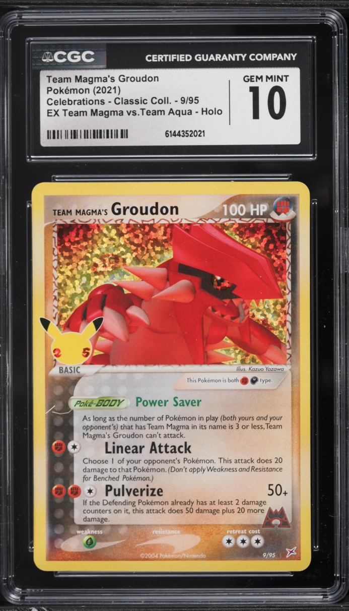 2021 Pokemon Sword & Shield Celebrations Classic Holo Team Magma's ...