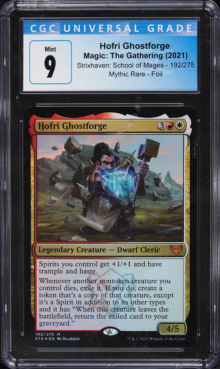 2021 Magic The Gathering MTG Strixhaven School Mages Foil Hofri ...