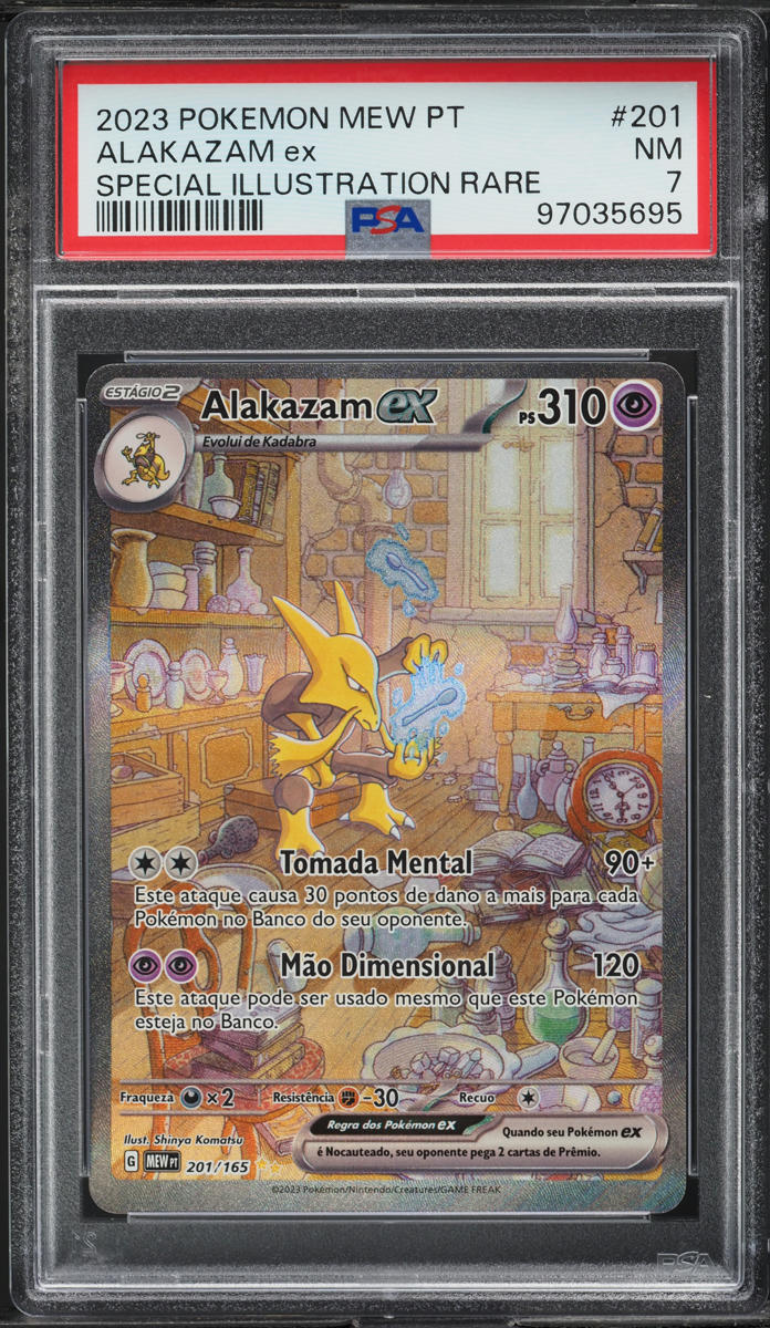 2023 Pokemon Portuguese SV 151 Special Illustration Rare Alakazam ex ...