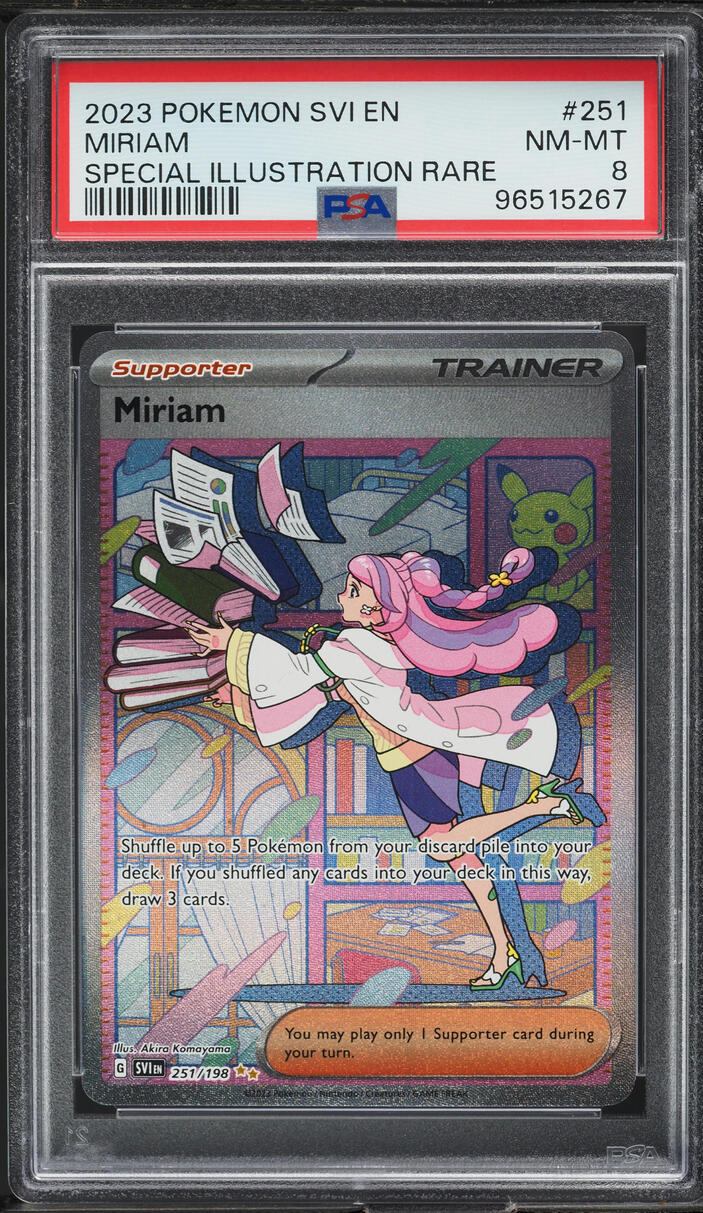2023 Pokemon Scarlet & Violet Special Illustration Rare Miriam #251 PSA ...