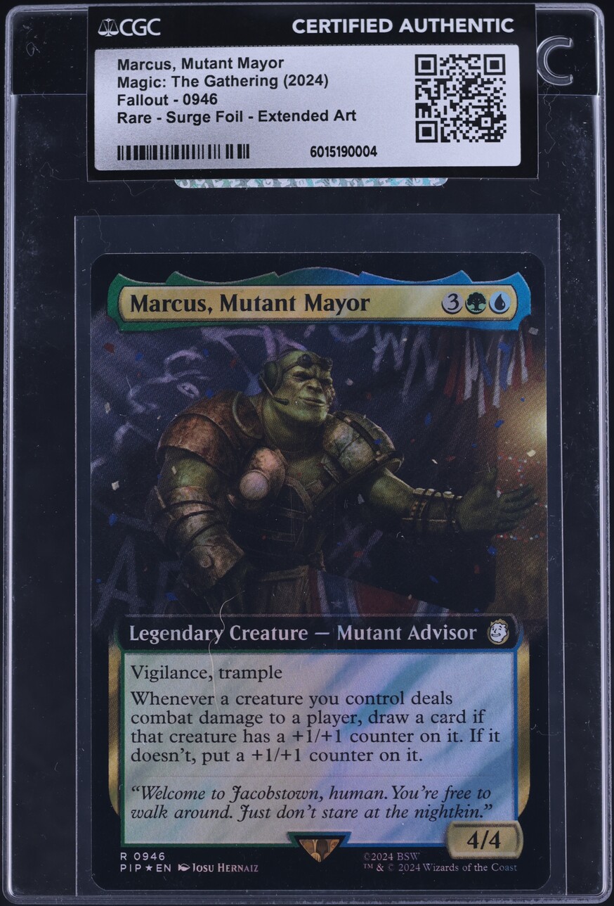 2024 Magic The Gathering MTG Fallout Extended Art Marcus, Mutant Mayor ...