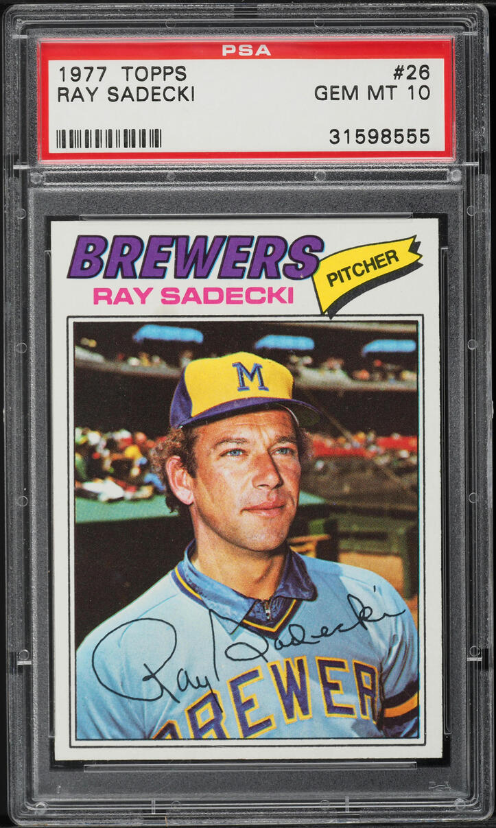 1977 Topps Ray Sadecki #26 PSA 10 GEM MINT on Fanatics Collect