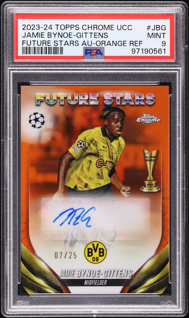 2023 Topps Chrome UEFA Club Competitions Future Stars Orange Jamie ...