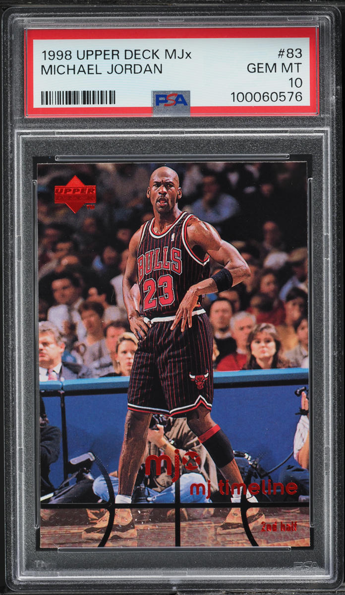 1998 Upper Deck MJx Michael Jordan #83 PSA 10 GEM MINT on Fanatics Collect
